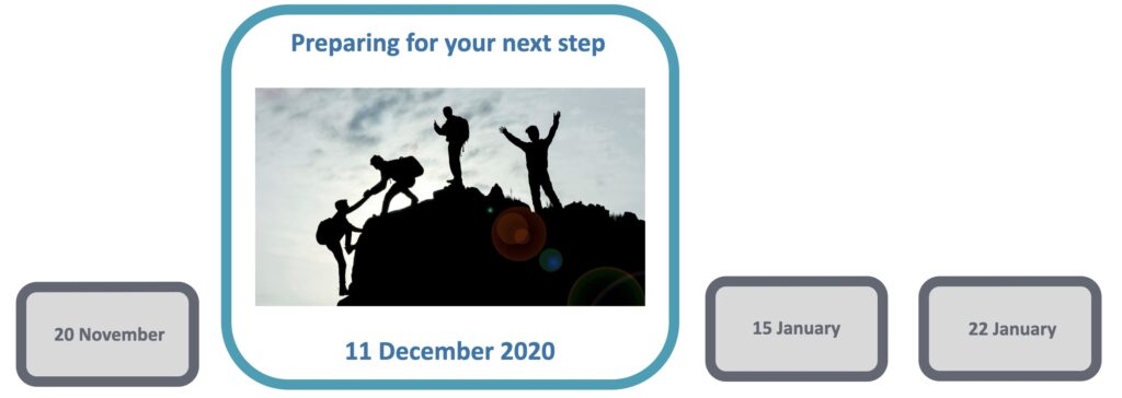 Developing self: Preparing for your next step - PHAST